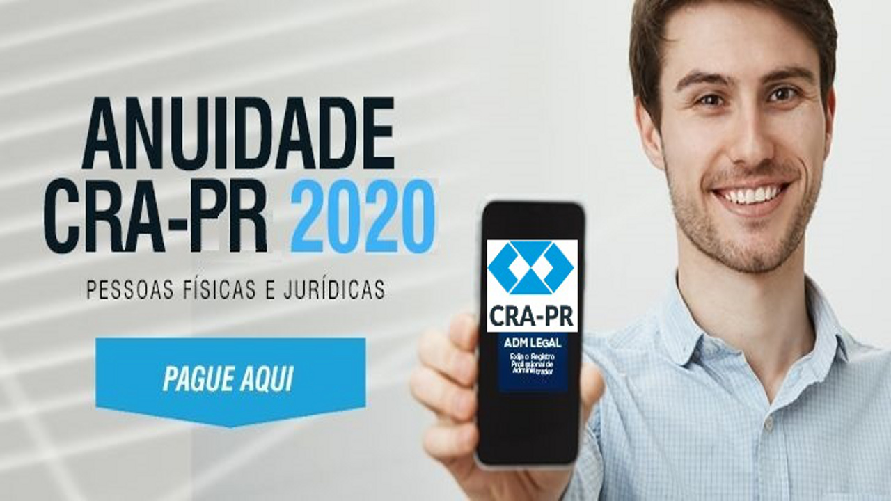 ANUIDADE DE 2020 – CRA/PR - CRA-PR